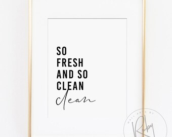 So Fresh and Clean | Etsy