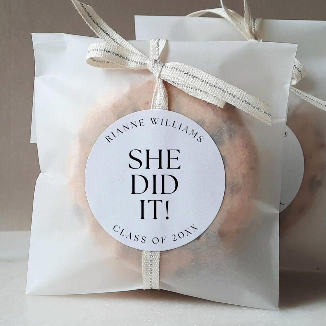 Editable Graduation Gift Tag Class of 2025 Printable TEMPLATE ...