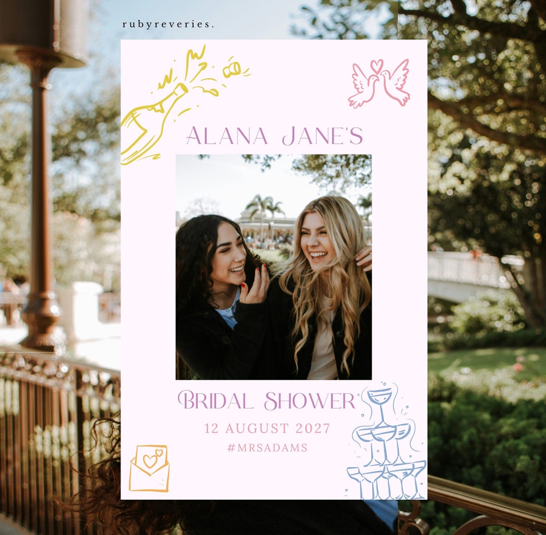 Editable Selfie Photo Prop Frame, Photobooth Frame Template, Photobooth ...