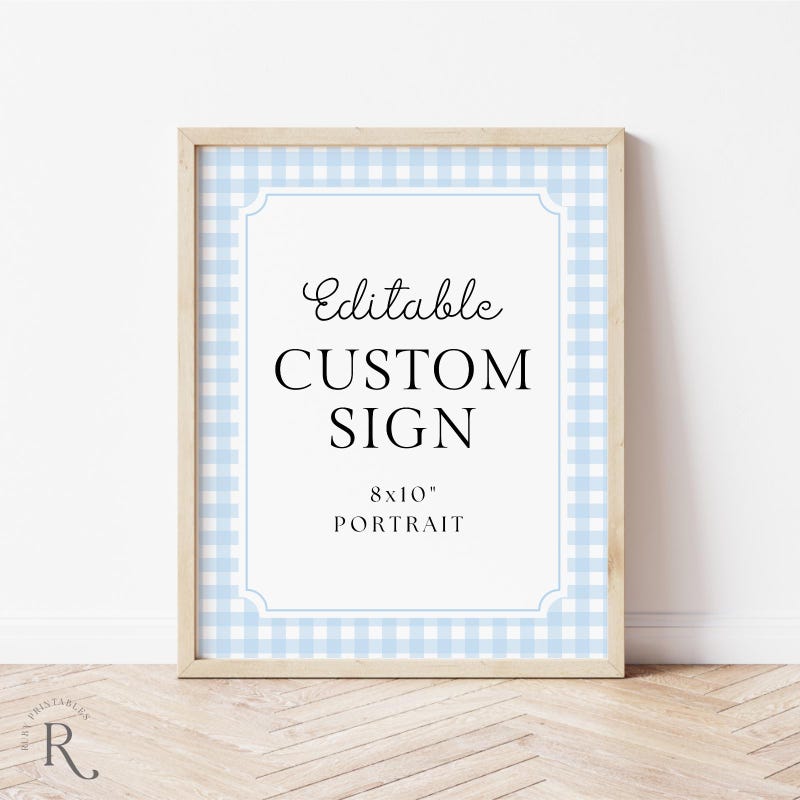 8x10 Sign - Etsy