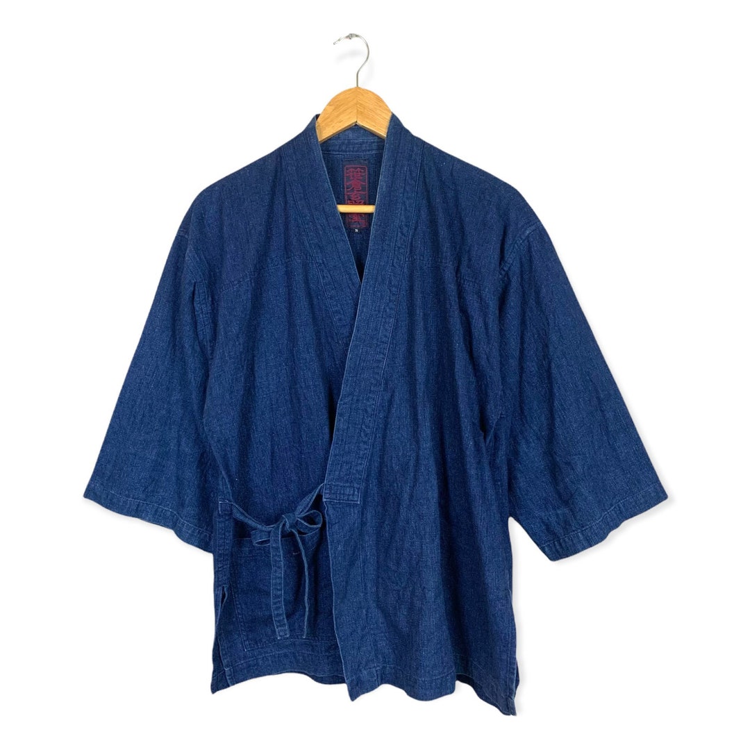 Vintage Kendo Obi Osaka Uniform Indigo Jacket - Etsy