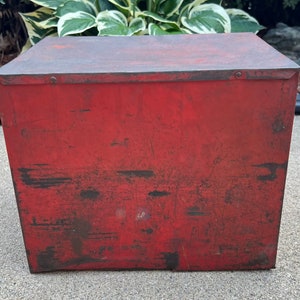 Vintage Red Metal Weatherhead Original Equipment Fittings 4 Drawer ...
