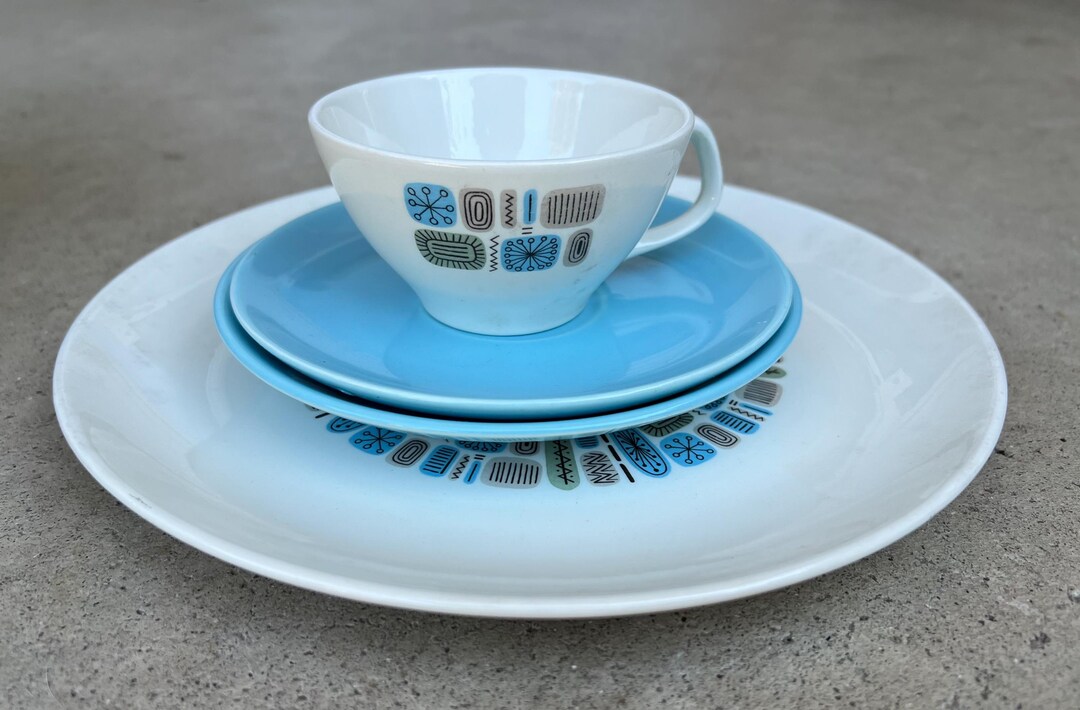 Vintage MCM Mid-century Modern Atomic Retro Mod Canonsburg Pottery ...
