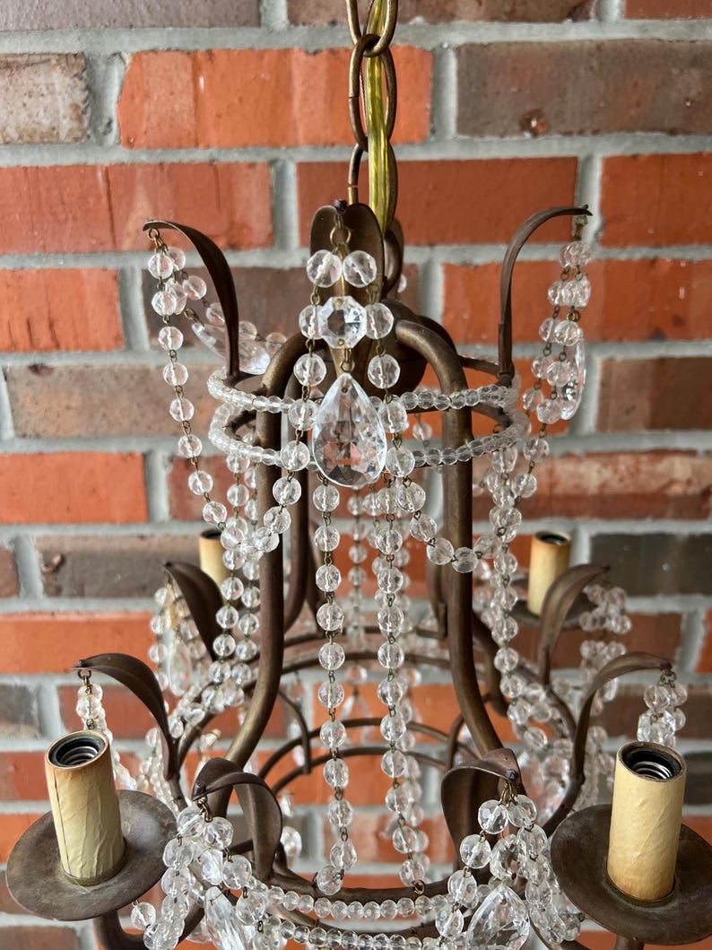Vintage MCM Mid-century Modern Hollywood Regency French Style Luminaire ...