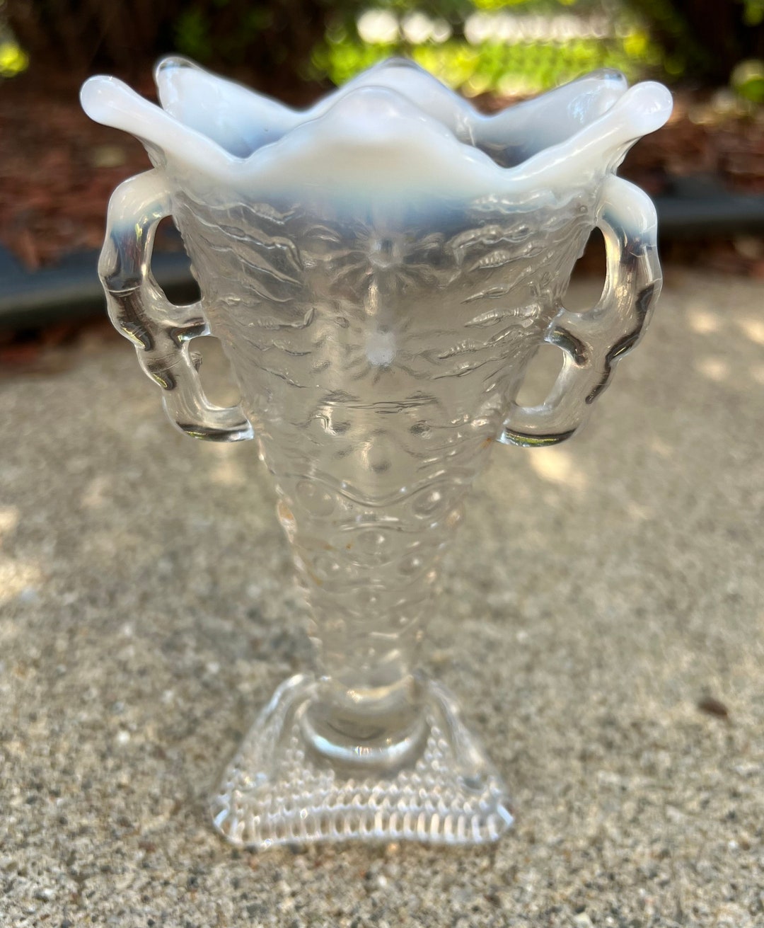 Antique Jefferson Glass Co EAPG French White Opalescent Aurora - Etsy