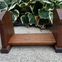 Vintage Expandable Wood Book Rack | Mid Century Cookbook Holder - Etsy