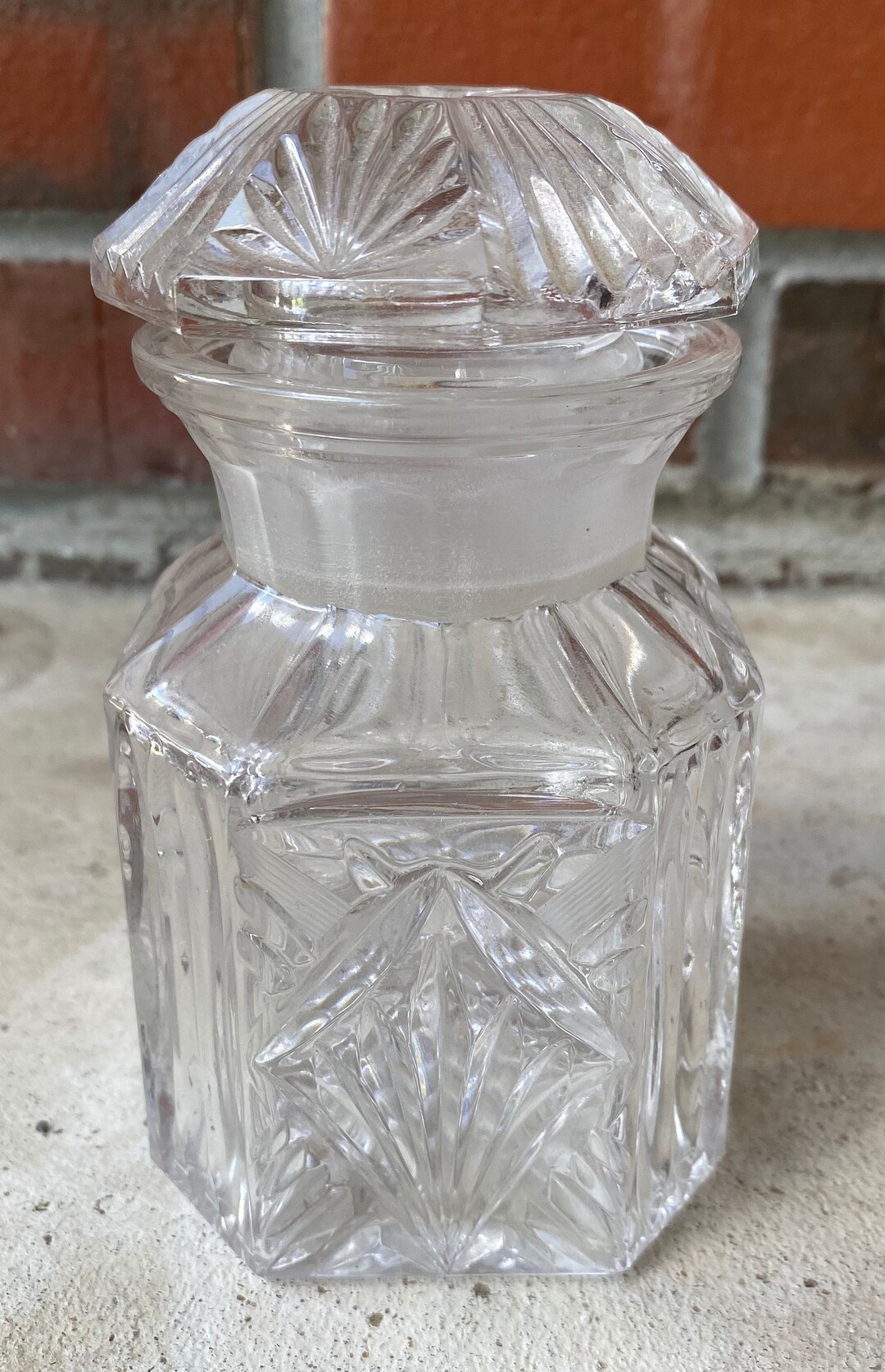 Antique Victorian EAPG Horseradish Jar L0721C35 - Etsy