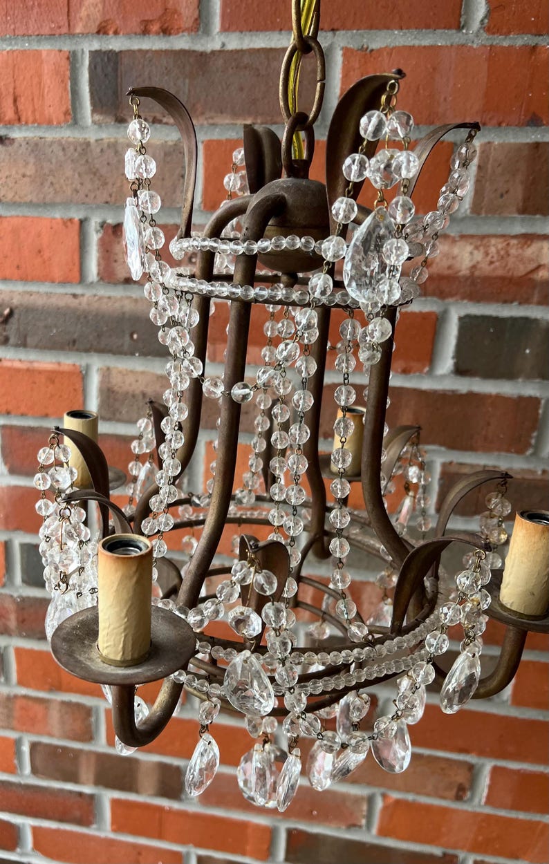 Vintage MCM Mid-century Modern Hollywood Regency French Style Luminaire ...