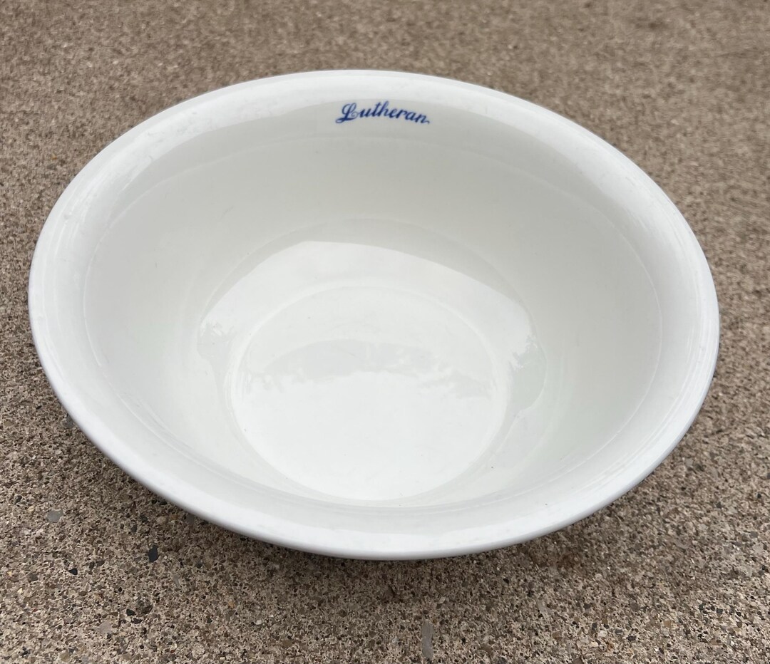 Vintage 1930's Walker China Restaurant Ware Lutheran 10" Round ...