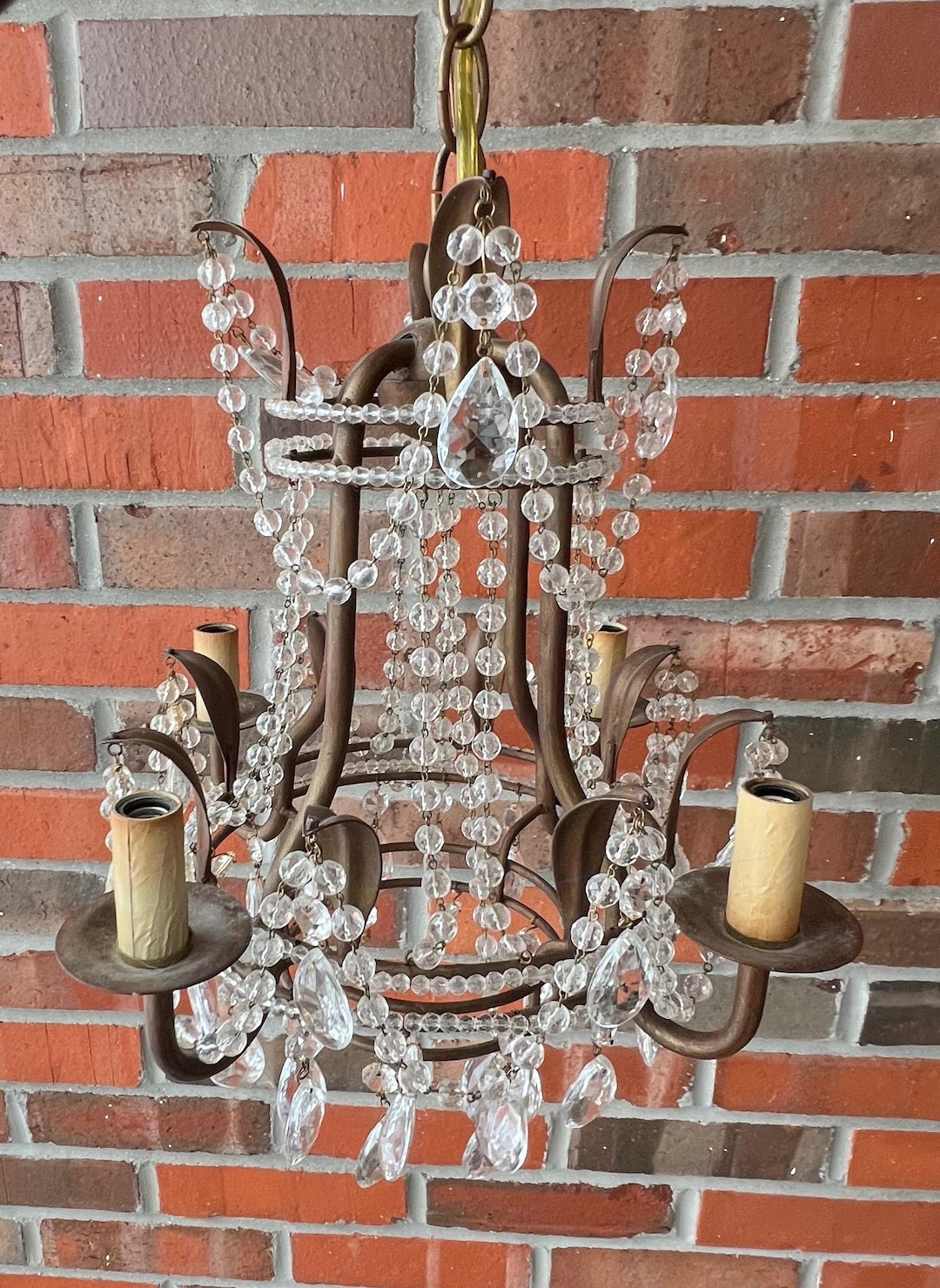 Vintage MCM Mid-century Modern Hollywood Regency French Style Luminaire ...