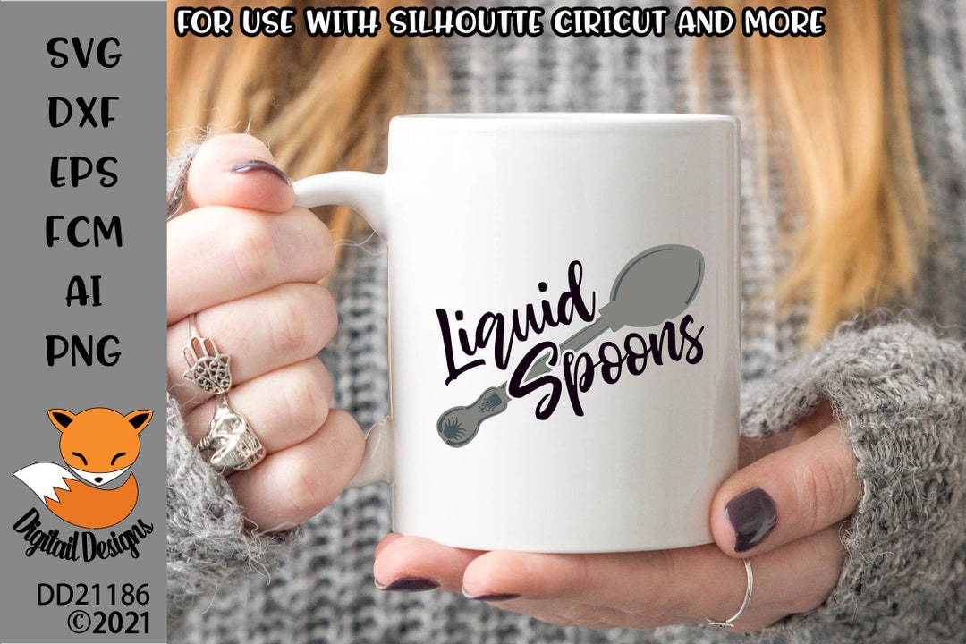 Spoon Theory Spoonie Chronic Illness SVG - Png - Fcm - Eps - Dxf - Ai ...
