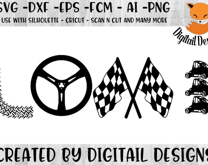Quarter Midget Racing Love SVG Png Eps dxf Fcm Ai Cut File Silhouette ...