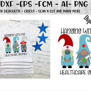 Medical Gnome SVG - Png - Dxf - Eps - Fcm - Ai - Instant Download ...