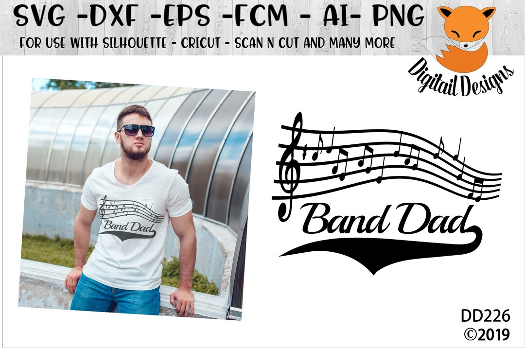 Band Dad SVG - Dxf -png Eps - Fcm - Ai - Instant Download - Commercial ...