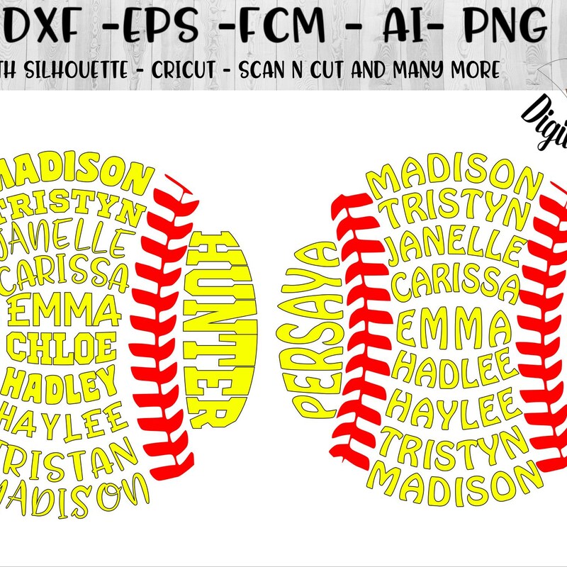 Softball Art - Etsy