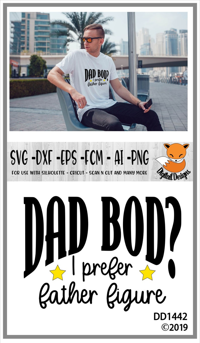 Dad Bod SVG Dxf Png Eps Fcm Ai Cut File | Etsy