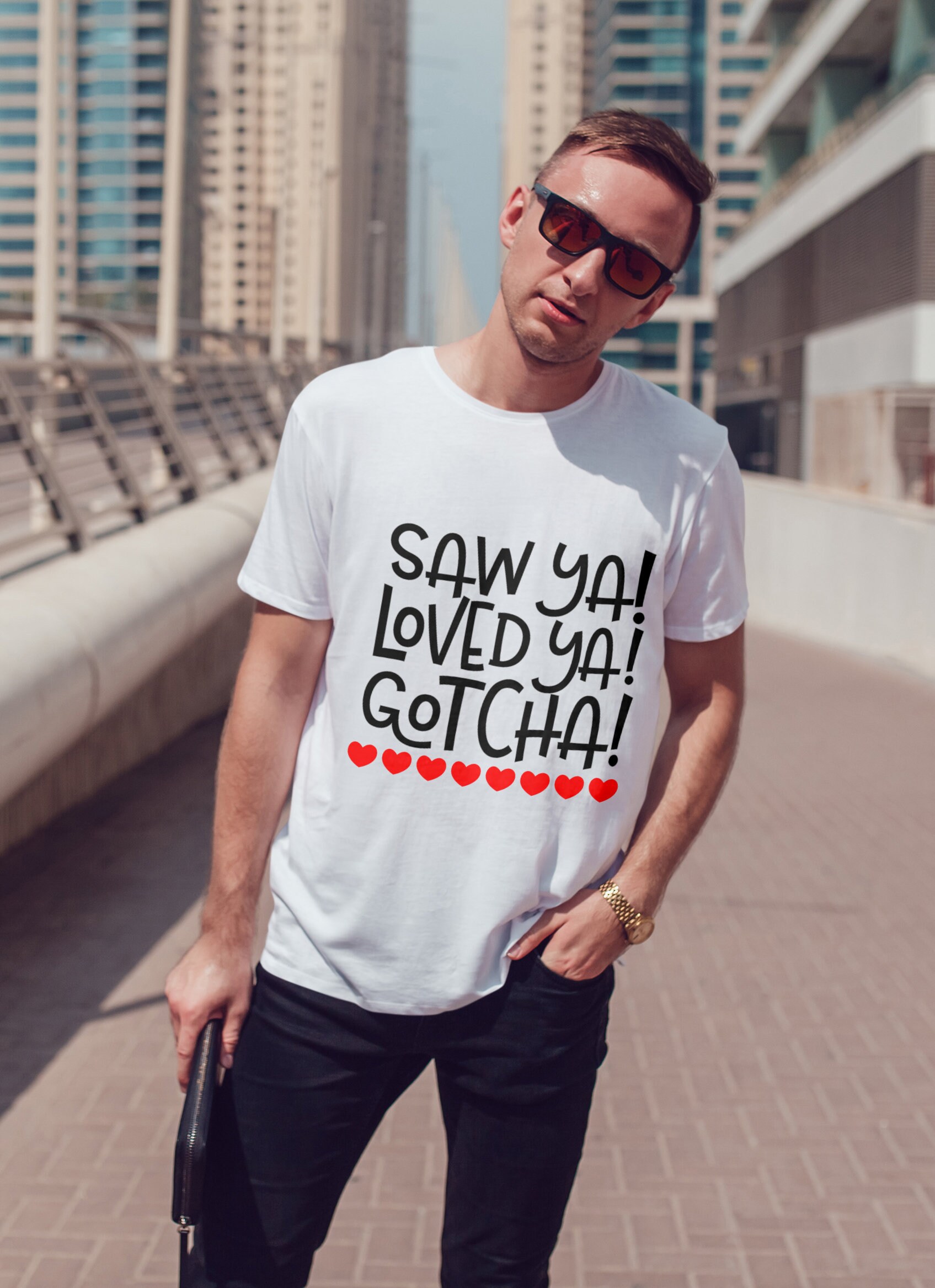 Saw Ya Loved Ya Gotcha SVG - Adopted Baby SVG - Dxf -png -eps -ai -fcm ...