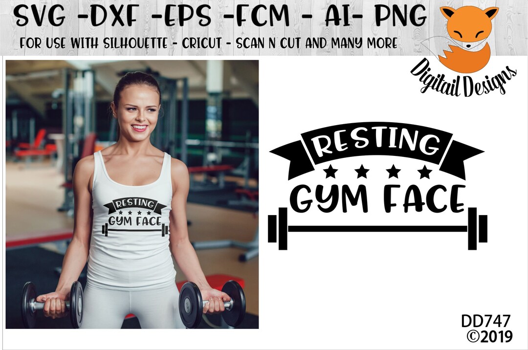 Fitness SVG - Dxf - Eps - Fcm - Ai - Png - Cut File - Silhouette ...