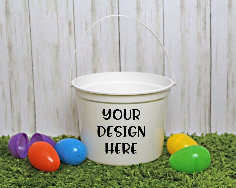 Easter Bucket Mockup - Easter Mockup - Easter Scene Mock up - Mock Up ...