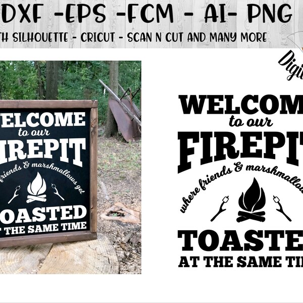 Fire Pit Svg - Etsy