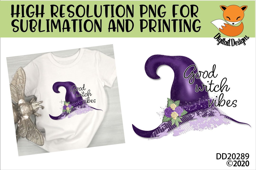 Good Witch Vibes Sublimation PNG - Instant Download - Pig PNG - Witch ...