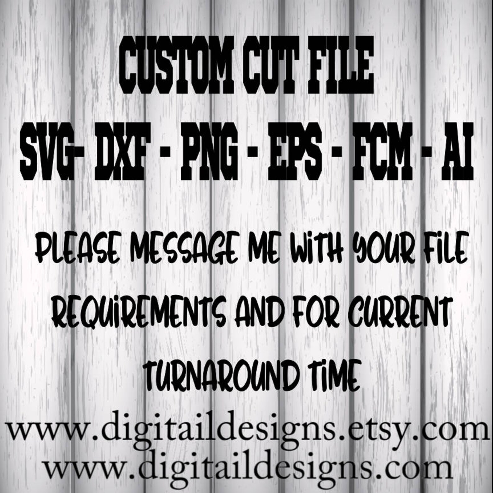 Custom SVG Cut File. Svg, Dxf, Png, Eps, Ai, Fcm Cut File - Etsy