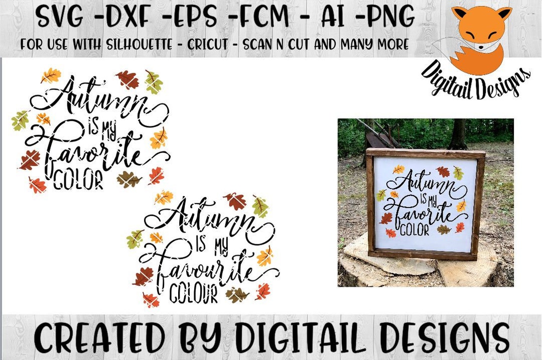 Fall SVG - SVG - Dxf - Png - Eps - Fcm - Ai - Autumn SVG - Autumn Cut ...