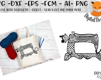 Sewing Machine Svg - Etsy