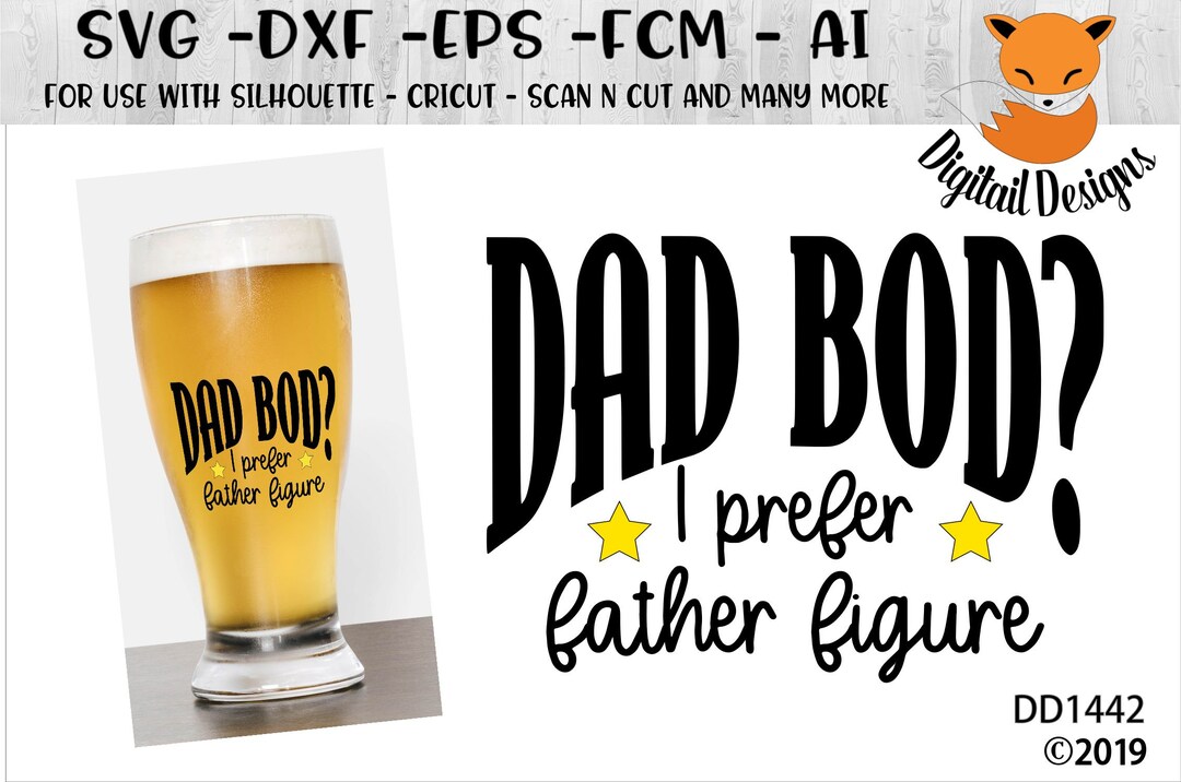 Dad Bod SVG Dxf Png Eps Fcm Ai Cut File - Etsy
