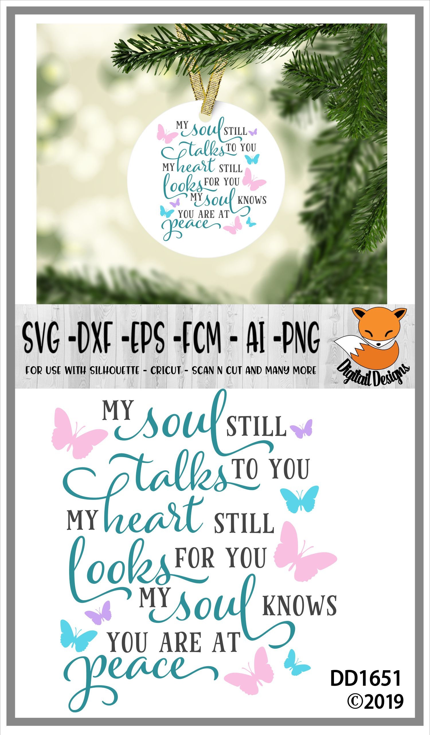 Memorial Quote SVG Grief Quote SVG Png Fcm Eps Dxf | Etsy