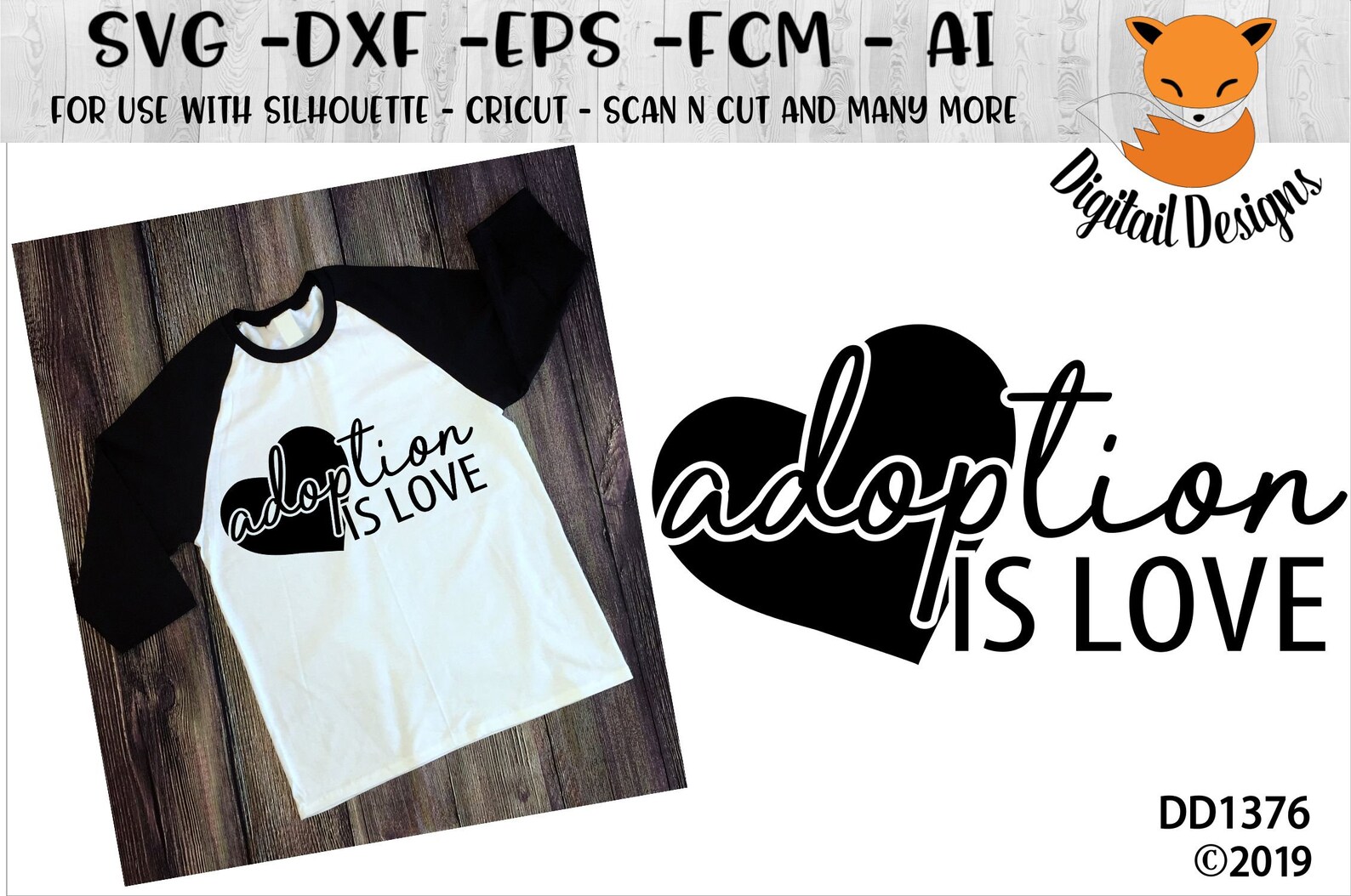 Adoption is Love SVG Adopted Baby SVG Family SVG Dxf - Etsy