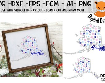Juneau Alaska SVG DXF PNG Cricut Cut File Silhouette - Etsy