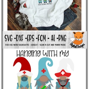 Medical Gnome SVG - Png - Dxf - Eps - Fcm - Ai - Instant Download ...