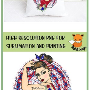 Girl Power Army Wife by Anne Cha PNG Design for Sublimation - Etsy