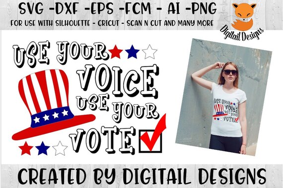 Election Day SVG Png Fcm Eps Dxf Ai Silhouette | Etsy