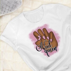 Nail Queen Manicurist PNG - Instant Download - Nail Tech PNG - Etsy