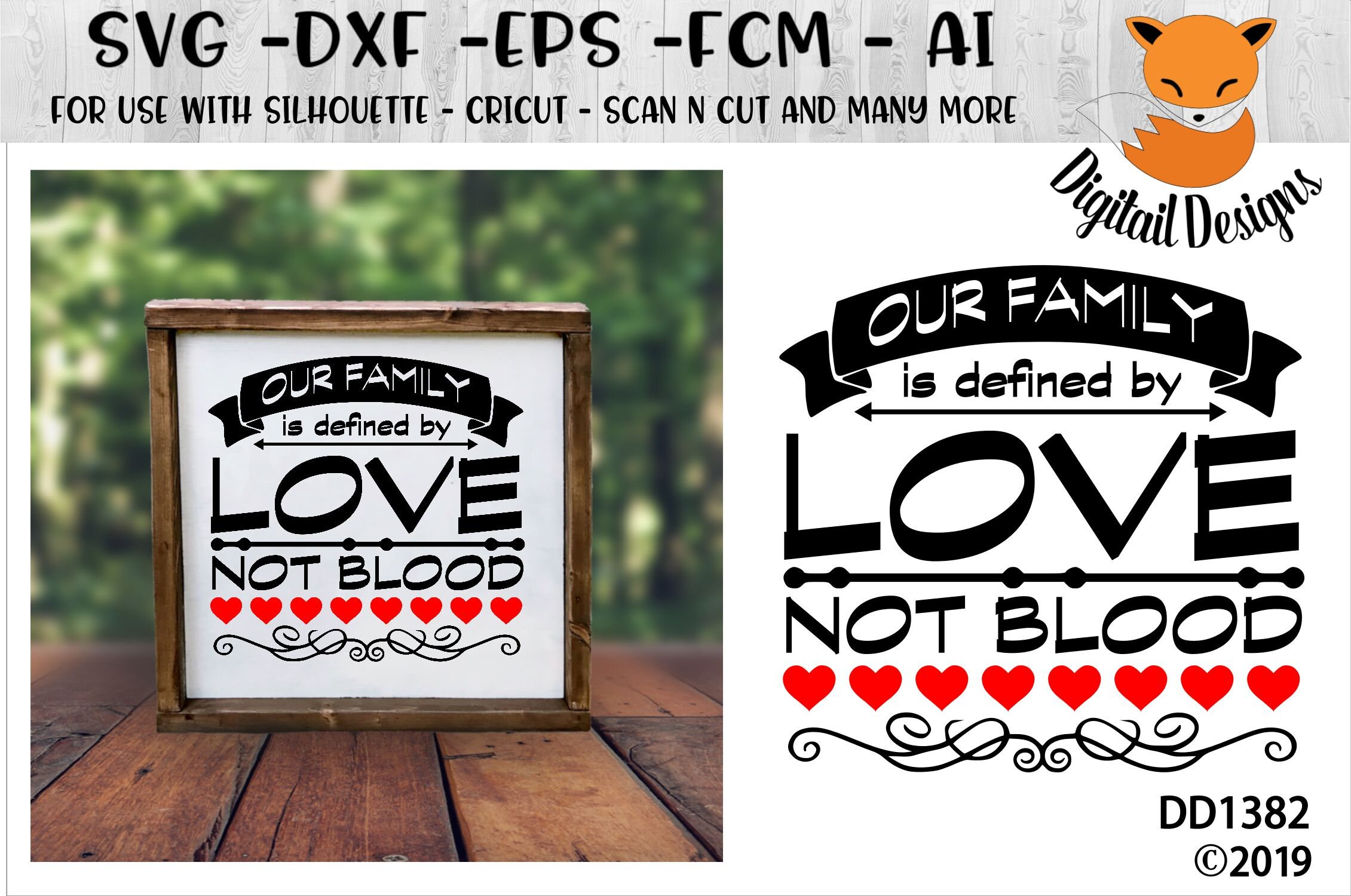 Adoption Quote SVG - Adopted Baby SVG - Dxf -png -eps -ai -fcm ...