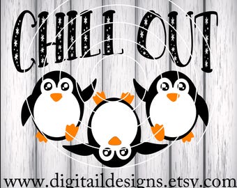 Chill svg | Etsy