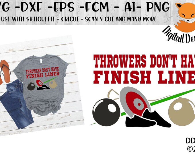 Throwers SVG - Png - Dxf - Eps - Ai - Fcm - Cut File - Silhouette ...