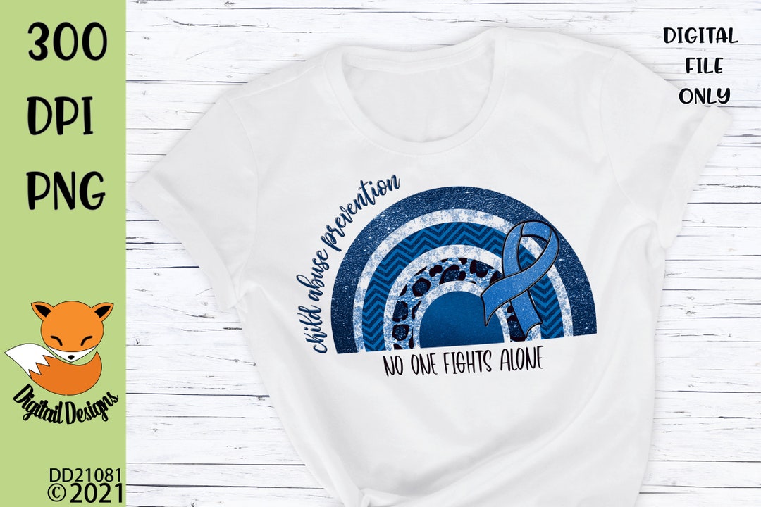 Child Abuse Prevention Sublimation PNG - Instant Download - Awareness ...