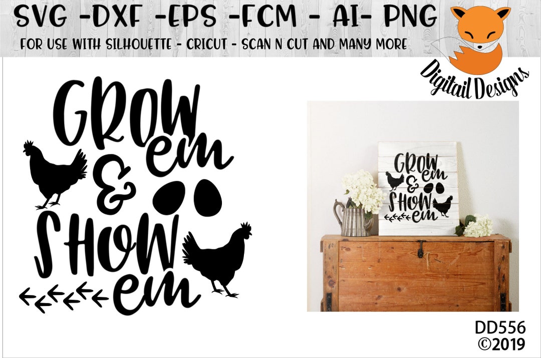 Chicken SVG - Png - Dxf - Eps - Fcm - Ai - Cut File - Silhouette ...