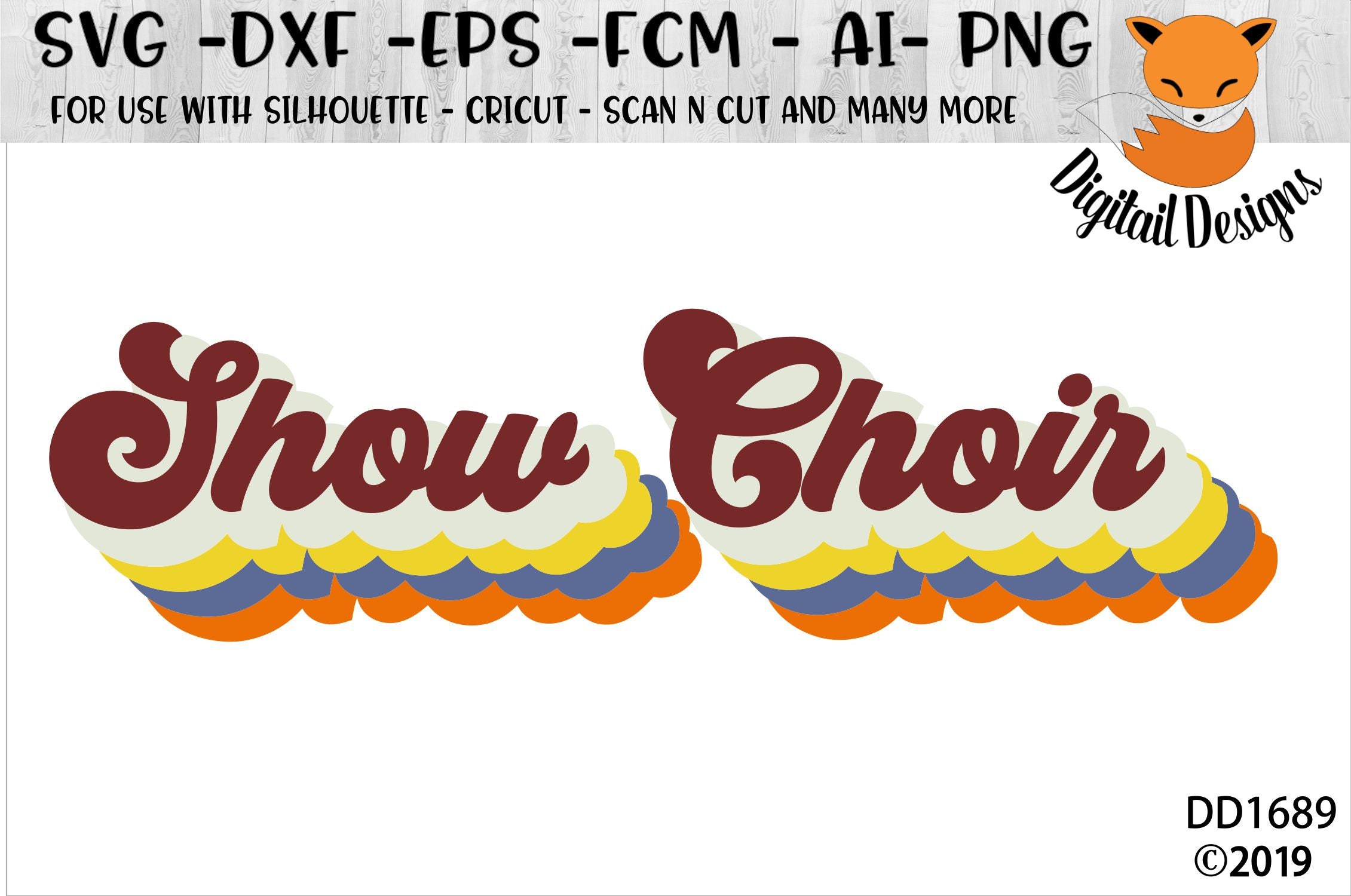 Retro Show Choir SVG - Dxf - Png - Eps - Fcm Ai - Instant Download ...