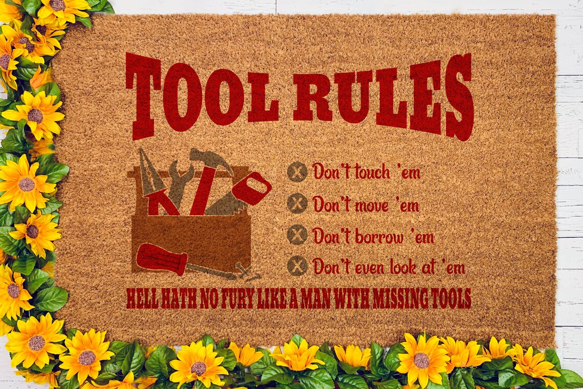 Tool Rules SVG - Dxf - Png - Eps - Fcm - Ai - Cut File - Silhouette ...