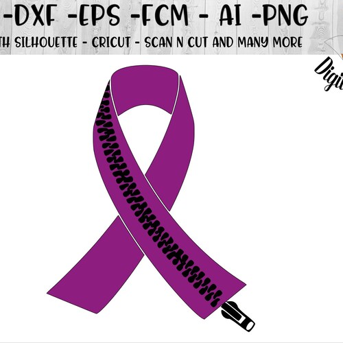 Chiari Malformation Awareness Ribbon SVG Png Dxf Eps - Etsy