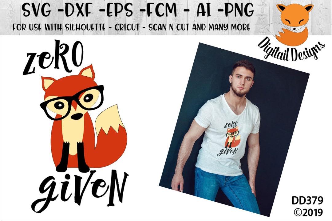 Zero Fox Given SVG - Dxf - Fcm - Eps - Ai - Png - Cut File - Silhouette ...