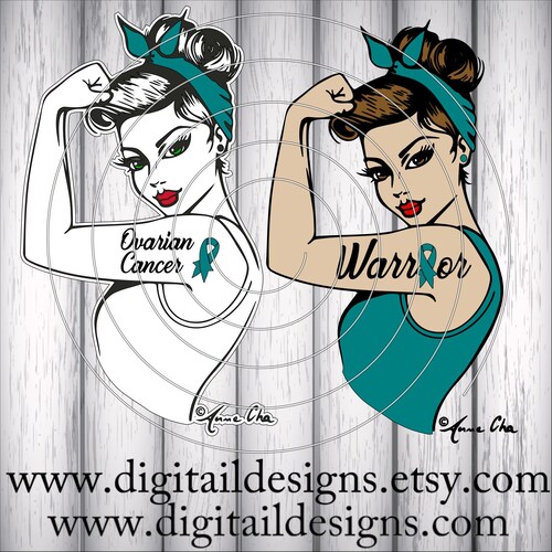 Breast Cancer Girl Power SVG Eps Ai Dxf Cut File - Etsy