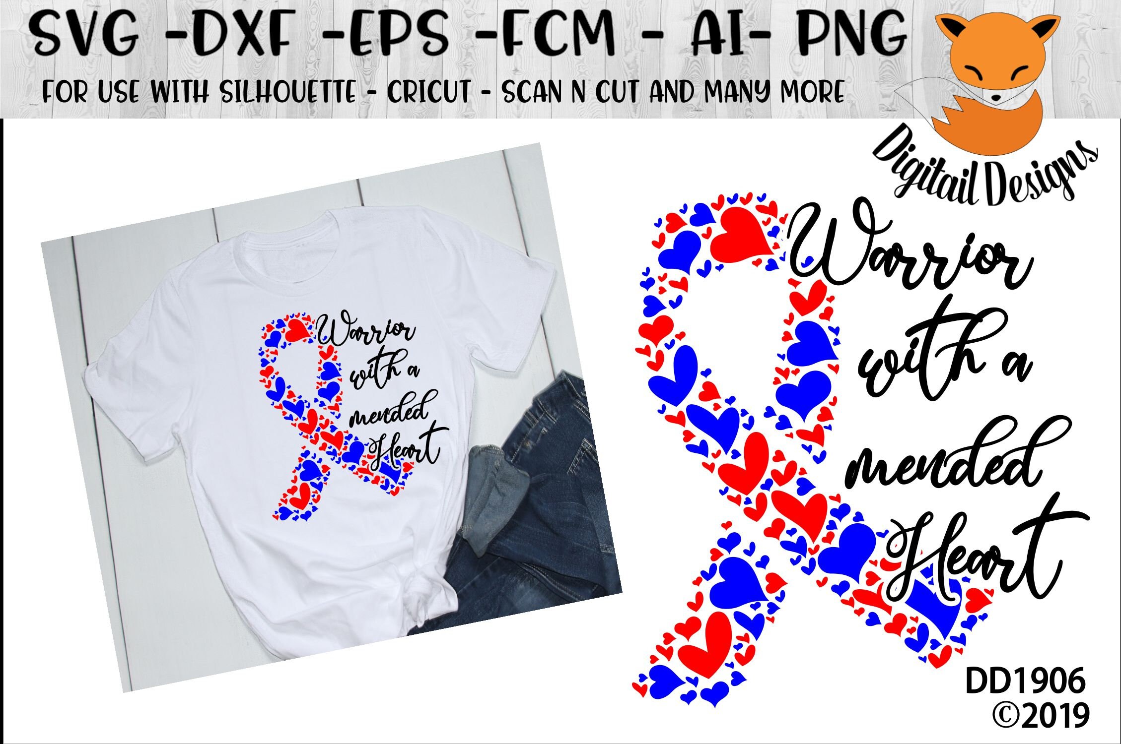 Congenital Heart Defect SVG Png Dxf Eps Fcm Ai Cut | Etsy