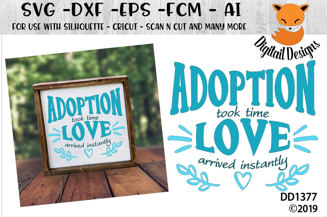 Adoption is Love SVG Adopted Baby SVG Family SVG Dxf | Etsy