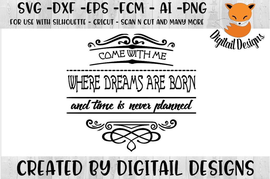 Motivational Time SVG PNG DXF Eps Fcm Ai Cut File for Silhouette ...