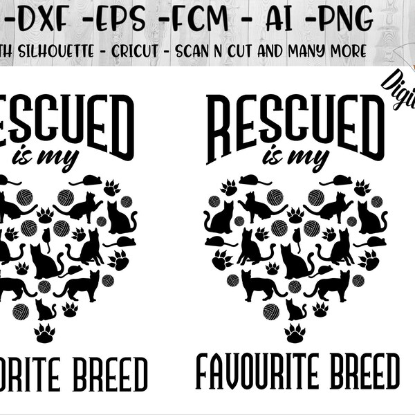 Cat Adoption Card - Etsy